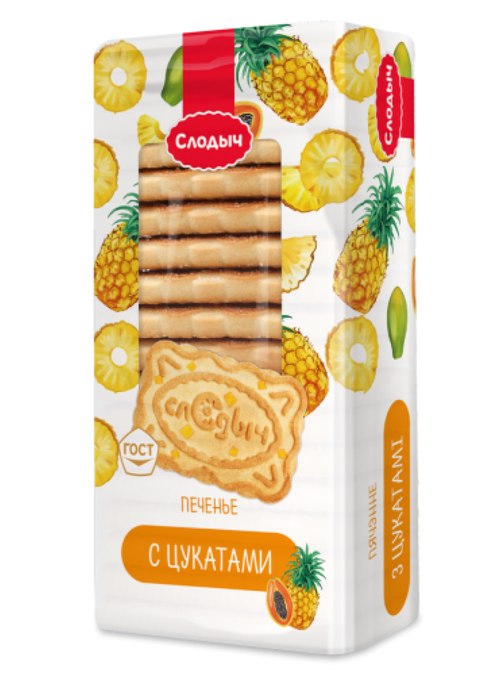 Печенье вес. сахарное Слодыч с цукатами*5,5кг Слодыч, купить оптом в интернет -магазине