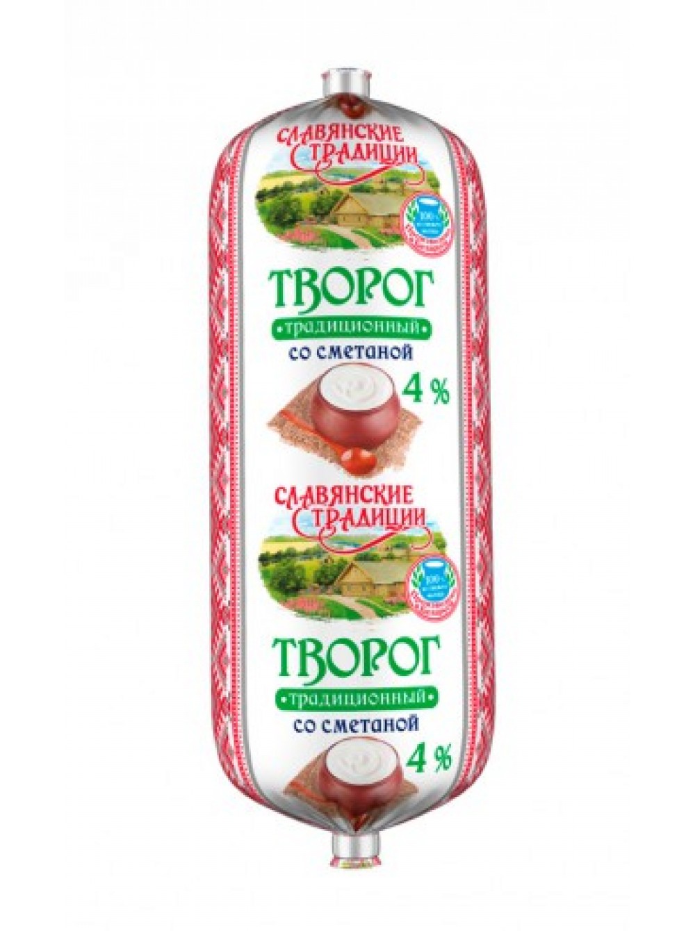 Творог Славянские Традиции Сметана туба 4% 300 г*10 Минский МК, купить ...